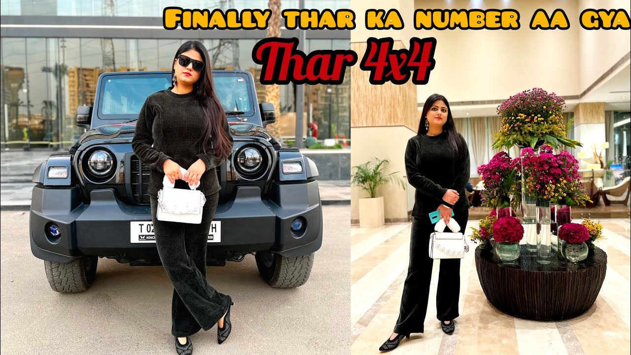 Mahindra Thar top model || First day-out with new Thar|| Photoshoot ...