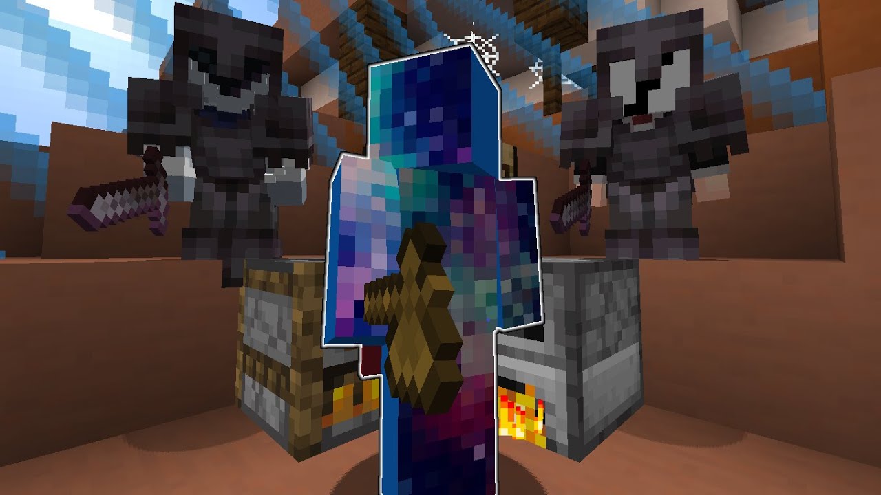 Minecraft Survivalist VS 2 Netherite Hitmen - YouTube