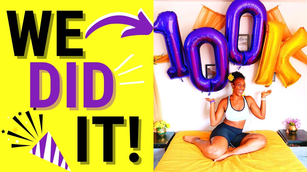 🥳 HAPPY 100K YOUTUBE SUBSCRIBERS! | Celebration and Thank You Video 🙏🏾 ...