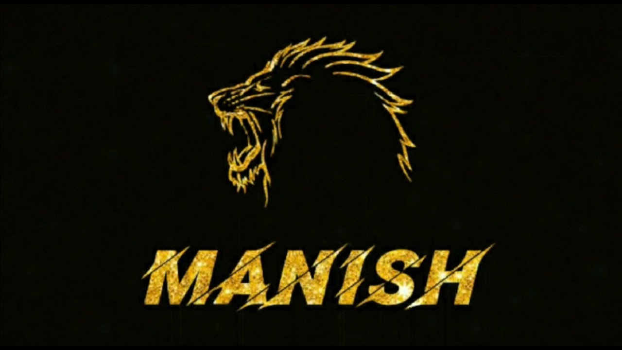 Manish Name Logo