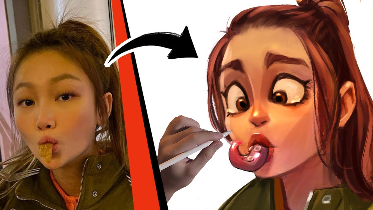 FROM REFERENCE TO ILLUSTRATION - YouTube