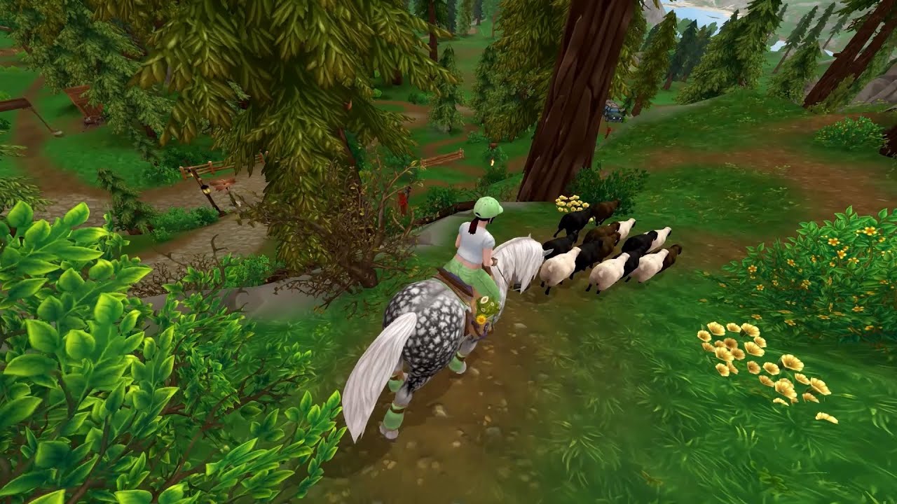 Star stable online - Following Red string trail ride sheep to see where ...