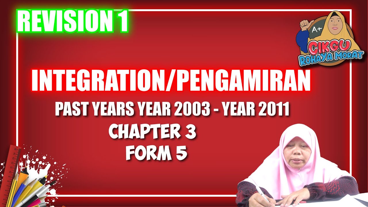 INTEGRATION/PENGAMIRAN FORM 5 PAST YEARS YEAR 2003 - YEAR 2011 | FORM 5 ...