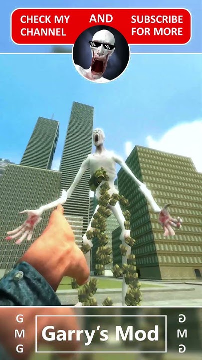 funny scp 096 chase me in bigcity #gmod #shorts #gaming - YouTube