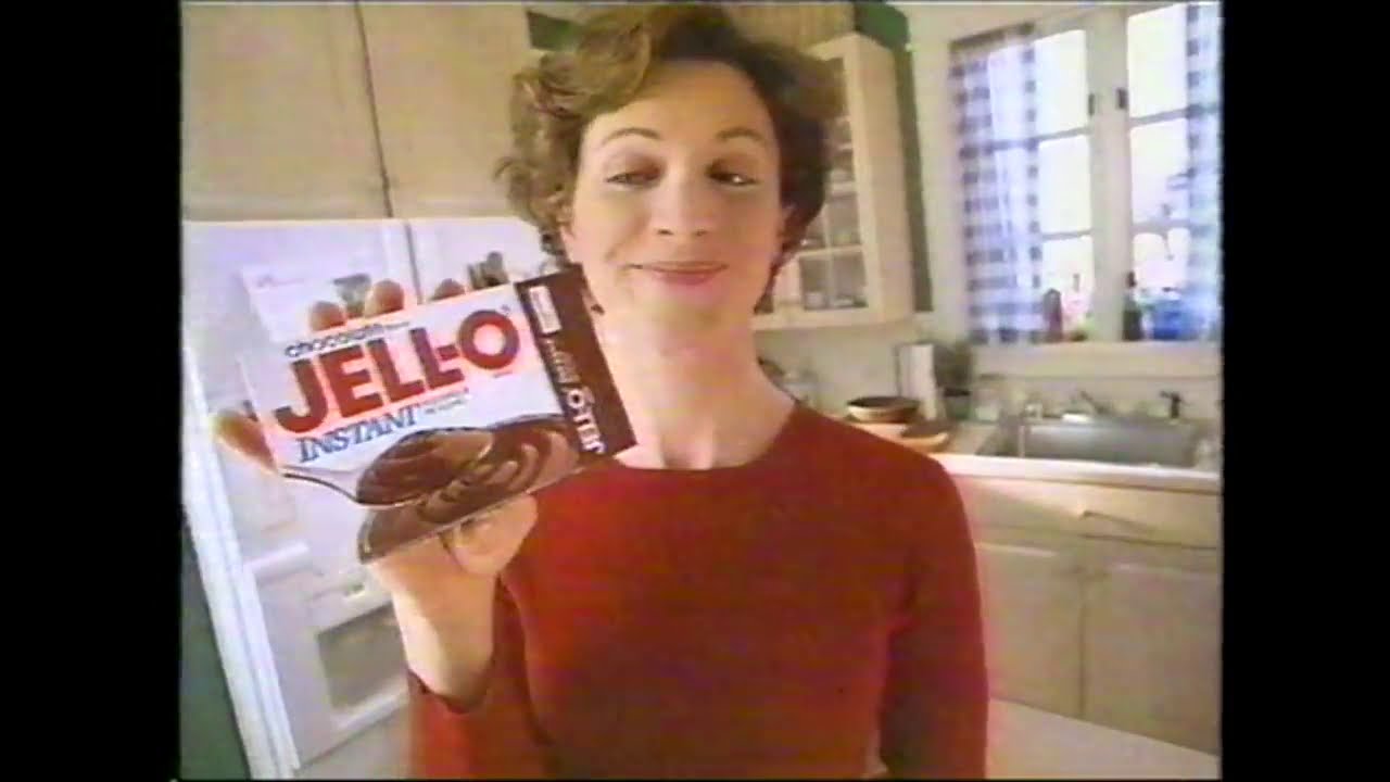 Chocolate Jell-O instant pudding commercial (1999) - YouTube
