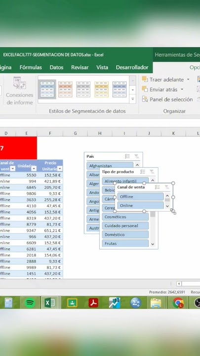 segmentación de datos en Excel #excel #exceltips #exceltricks #exceltips #exceltutorial - YouTube