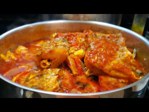 HOW TO COOK STOCKFISH TOMATOES PEPPER STAUCE RECIPE/ PEPPERED STOCKFISH ...