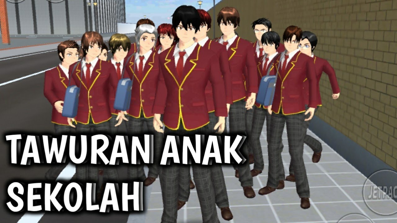 Tawuran Anak STM/Sekolah Serbu Markas Gengster Seruu!! - Sakura School ...