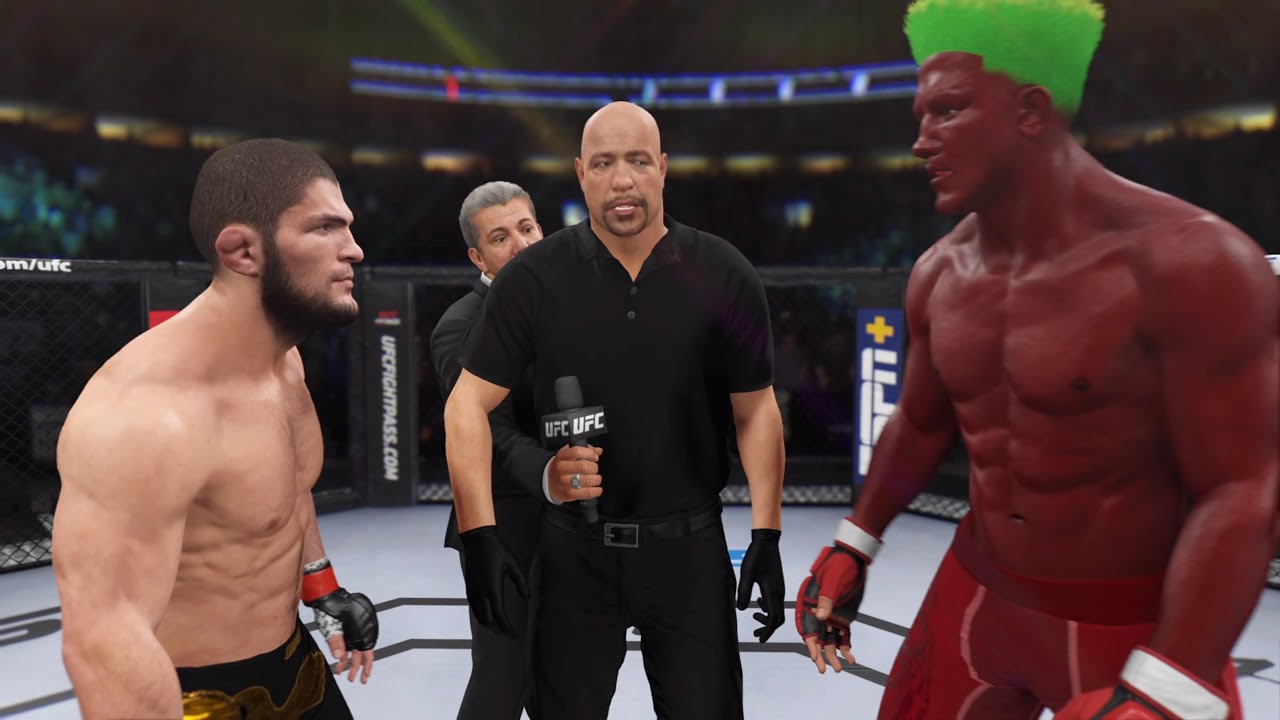 Khabib vs. Chilli Pepper - EA Sports UFC 4 - Eagle Fights ☝️🦅 - YouTube