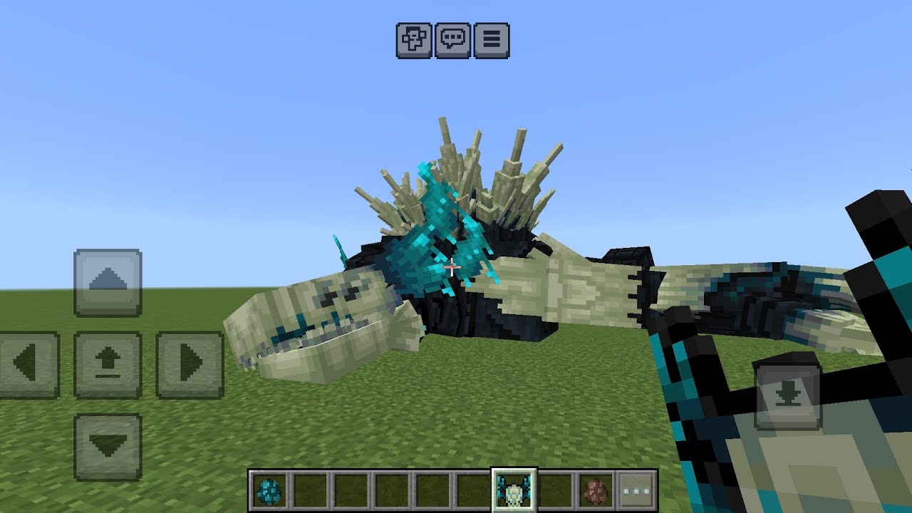 Warden Godzilla MOD in Minecraft PE - YouTube
