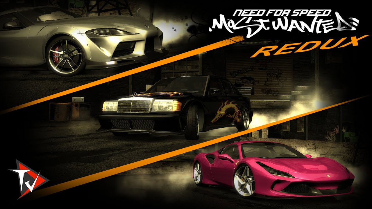 NFS Most Wanted REDUX FULL GRAPHIC MOD + CAR PACK DOWNLOAD - YouTube