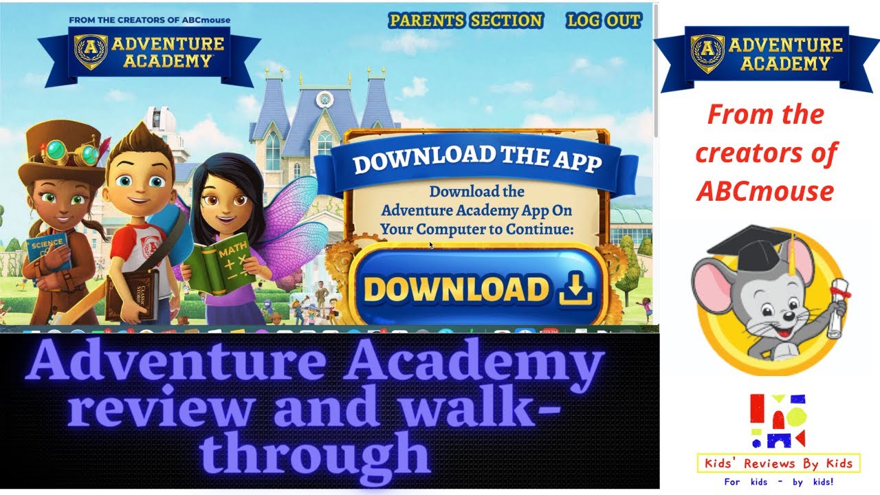 Adventure Academy (from ABCmouse) Review and Walk-through by an real ...
