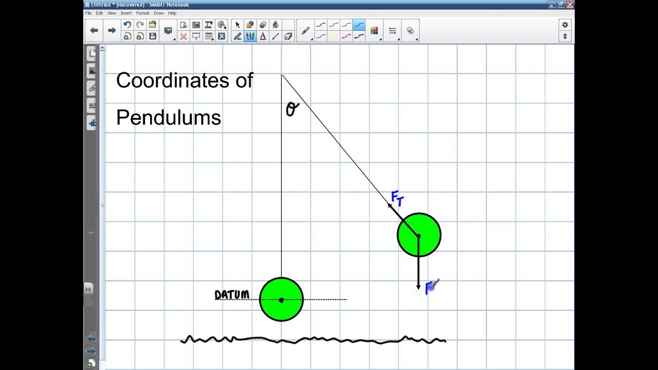 Physics: Defining Coordinates and Components of a Simple Pendulum - YouTube