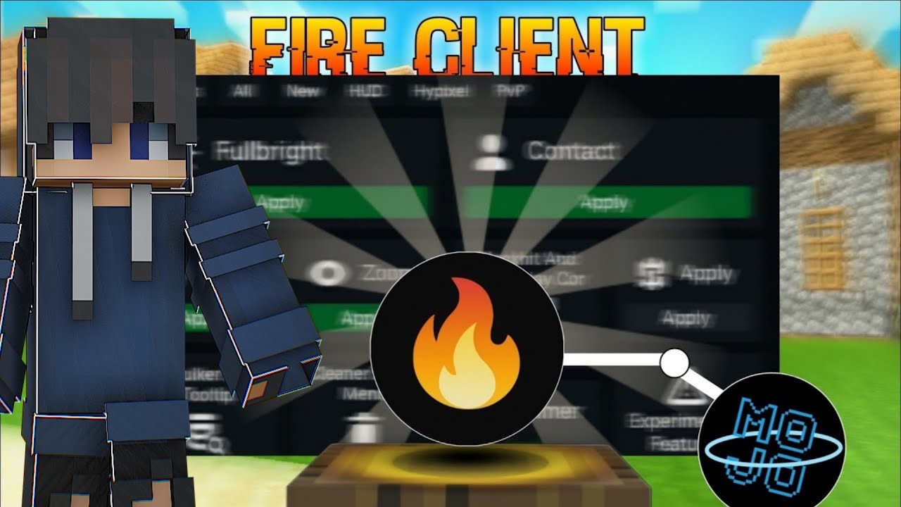 🔥 Fire Client for Mojo Launcher | New Minecraft Client Better Than ...
