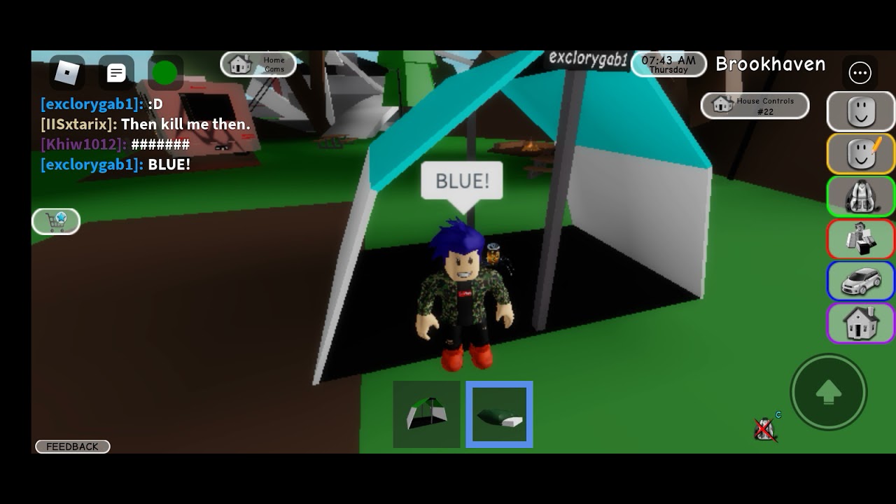 Brookhaven new camping update! - YouTube