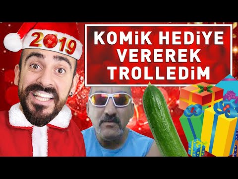 KOMİK HEDİYE VEREREK TROLLEDİM !