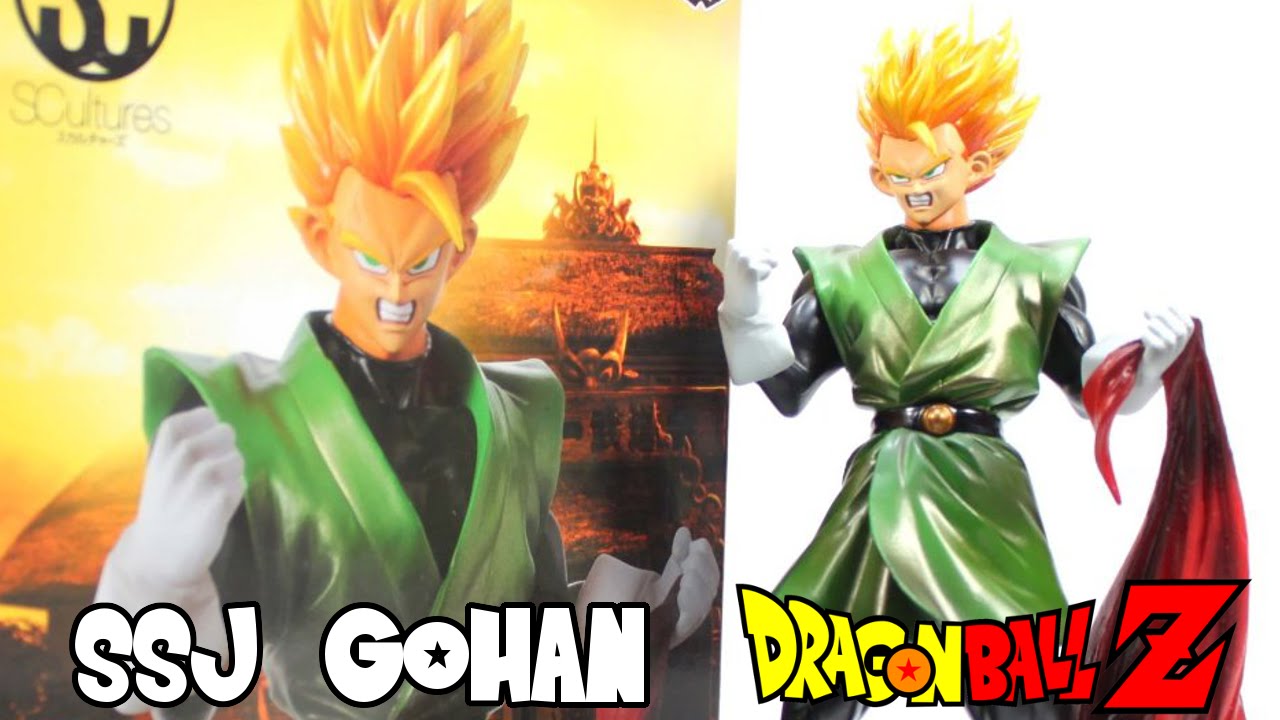 ANGRY Super Saiyan Adult Gohan SCultures Figure - Dragon Ball Z (REVIEW ...