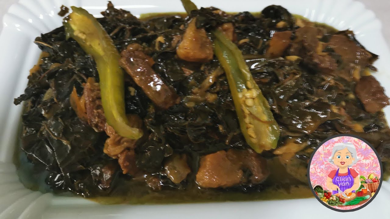 Ginataang laing with beef - YouTube