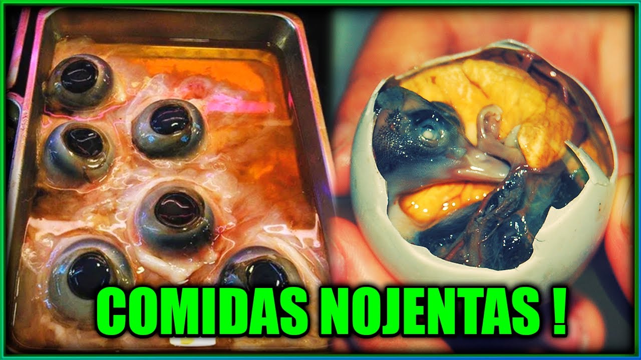 As COMIDAS Mais BIZARRAS do MUNDO #1 🌎🤮 - YouTube