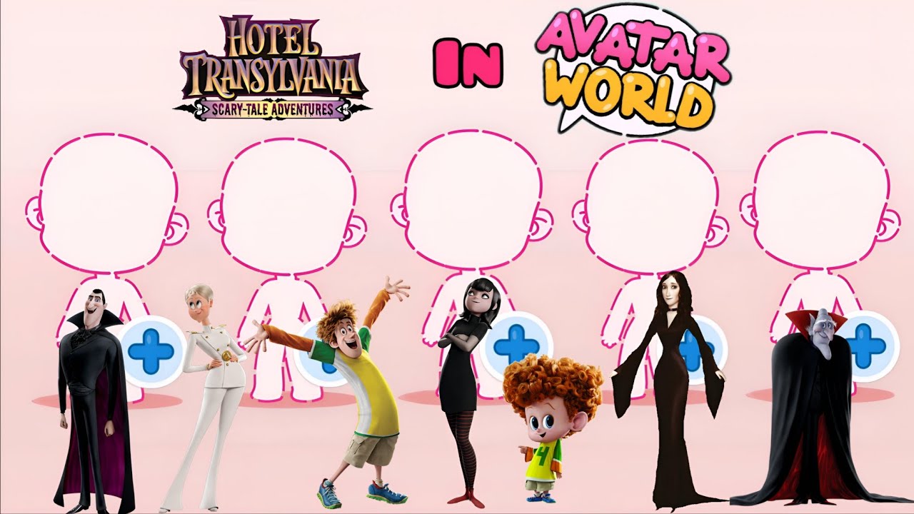How To Make Hotel Transylvania🧛🏻‍♀️🏨Characters in Avatar World!# ...