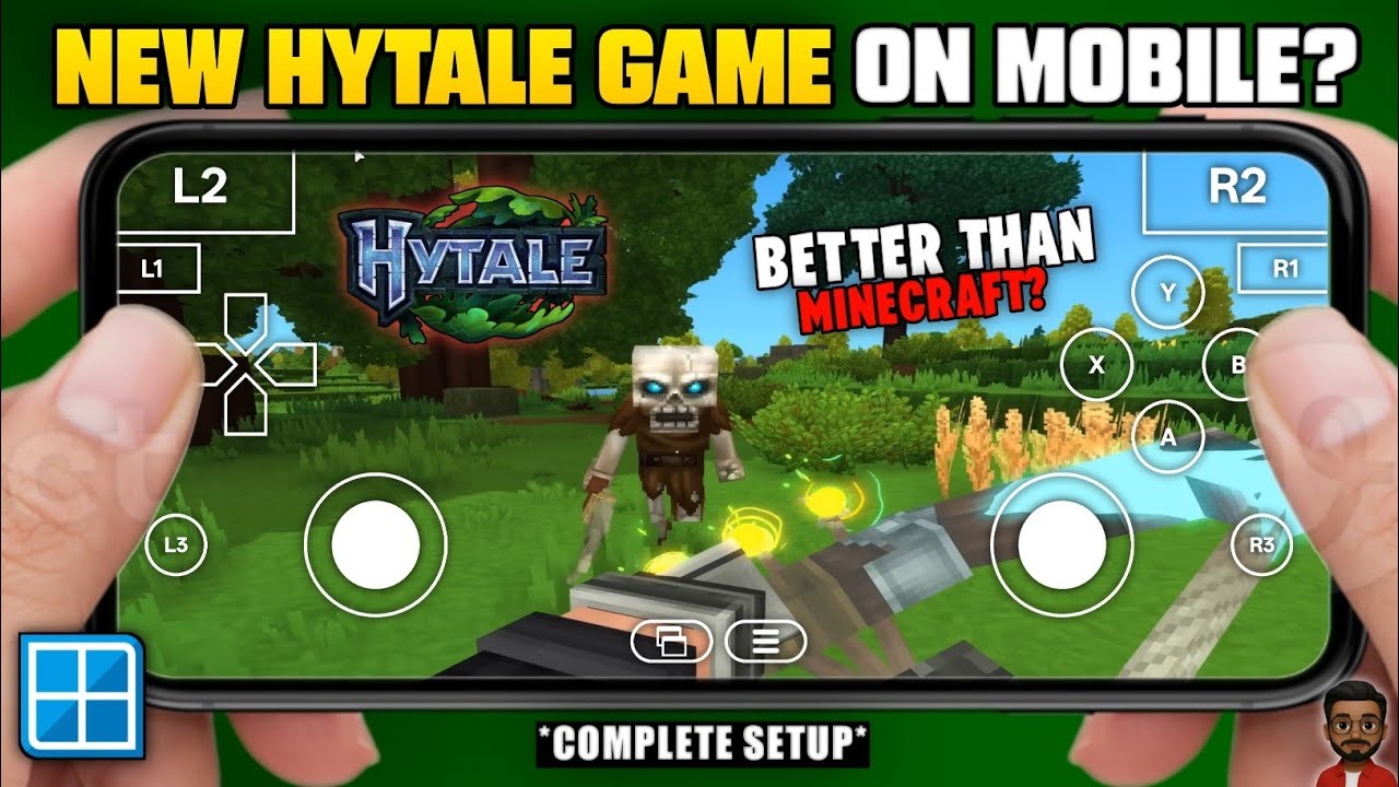 🔥 Hytale Game on Mobile 😱 | Hytale Winlator setup and Reality Check ...