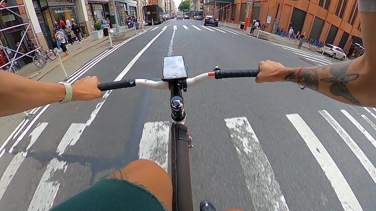 FIXED GEAR | POV RIDING IN NYC PART 5 - YouTube