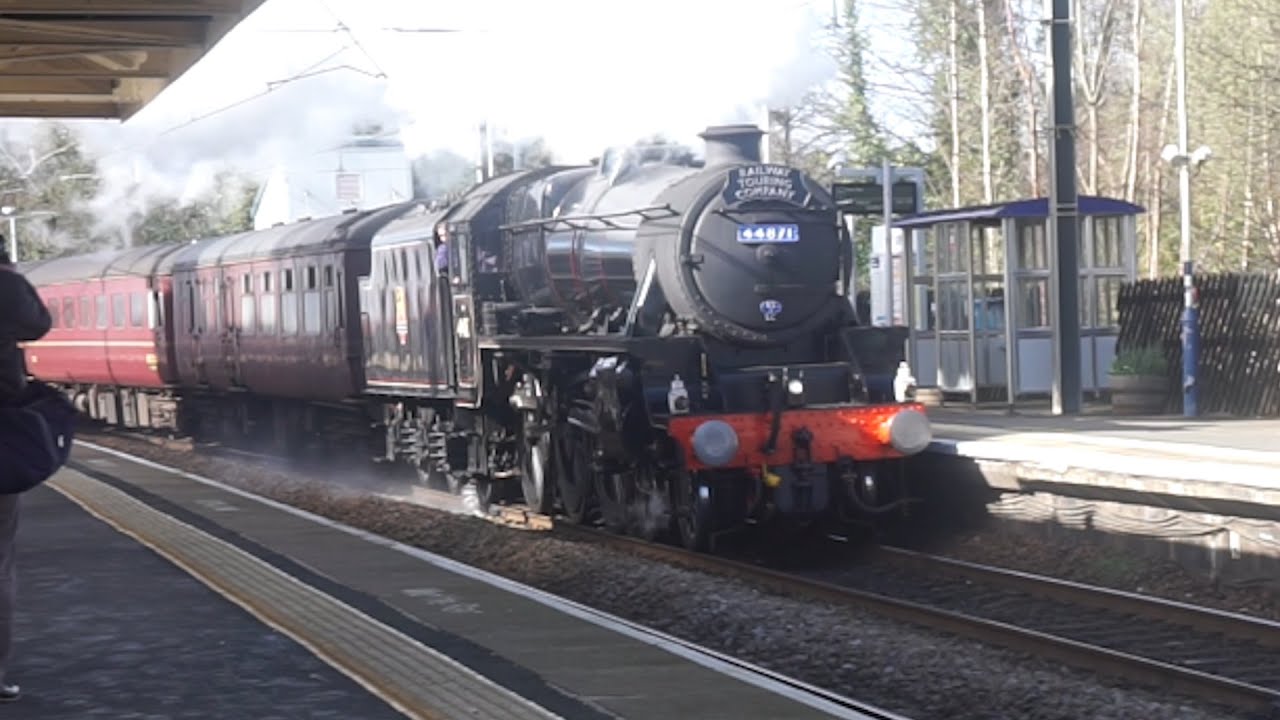 Black 5 44871 + WCR 47 848 | 1Z47 | Trainspotting At Morpeth | 23-03 ...