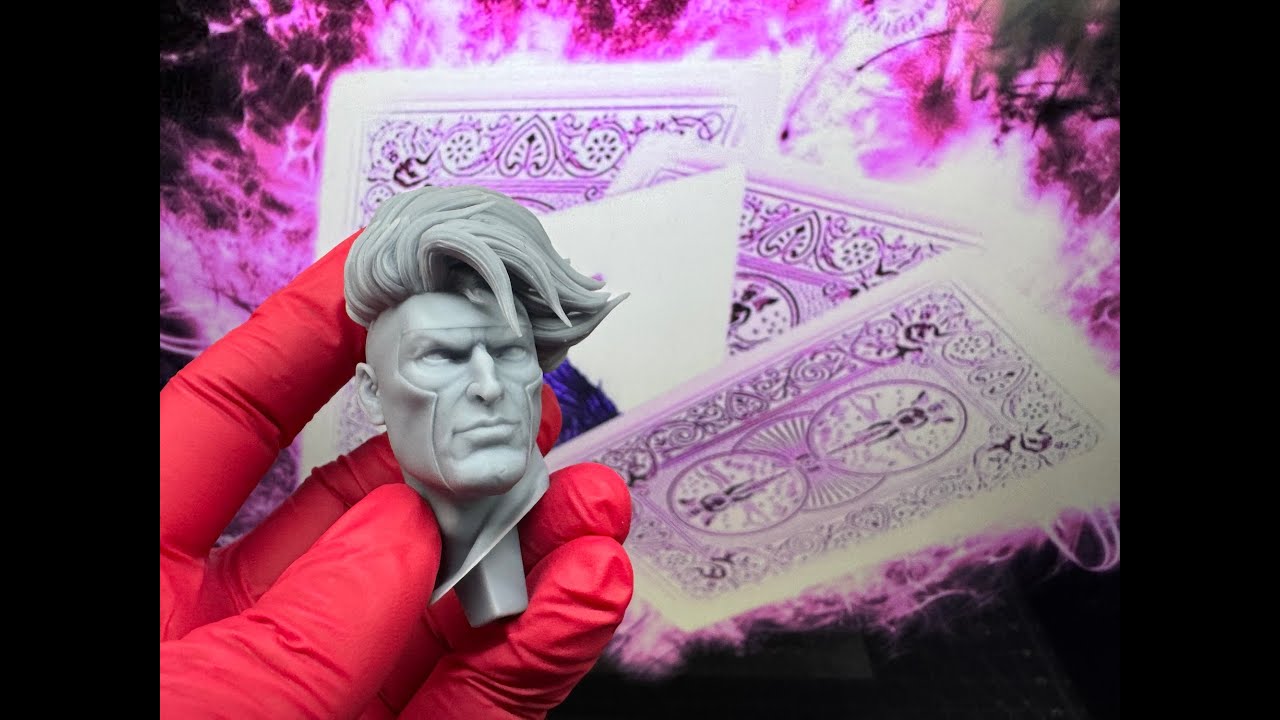 Painting Live - 3d Printed: Gambit #8 - YouTube