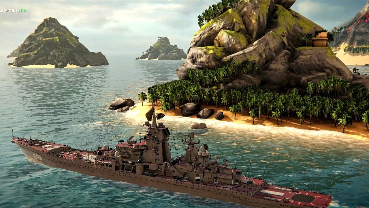 Modern Warships: Mighty RF Tark Pyotr Velikiy in action | Tier 3 Online ...