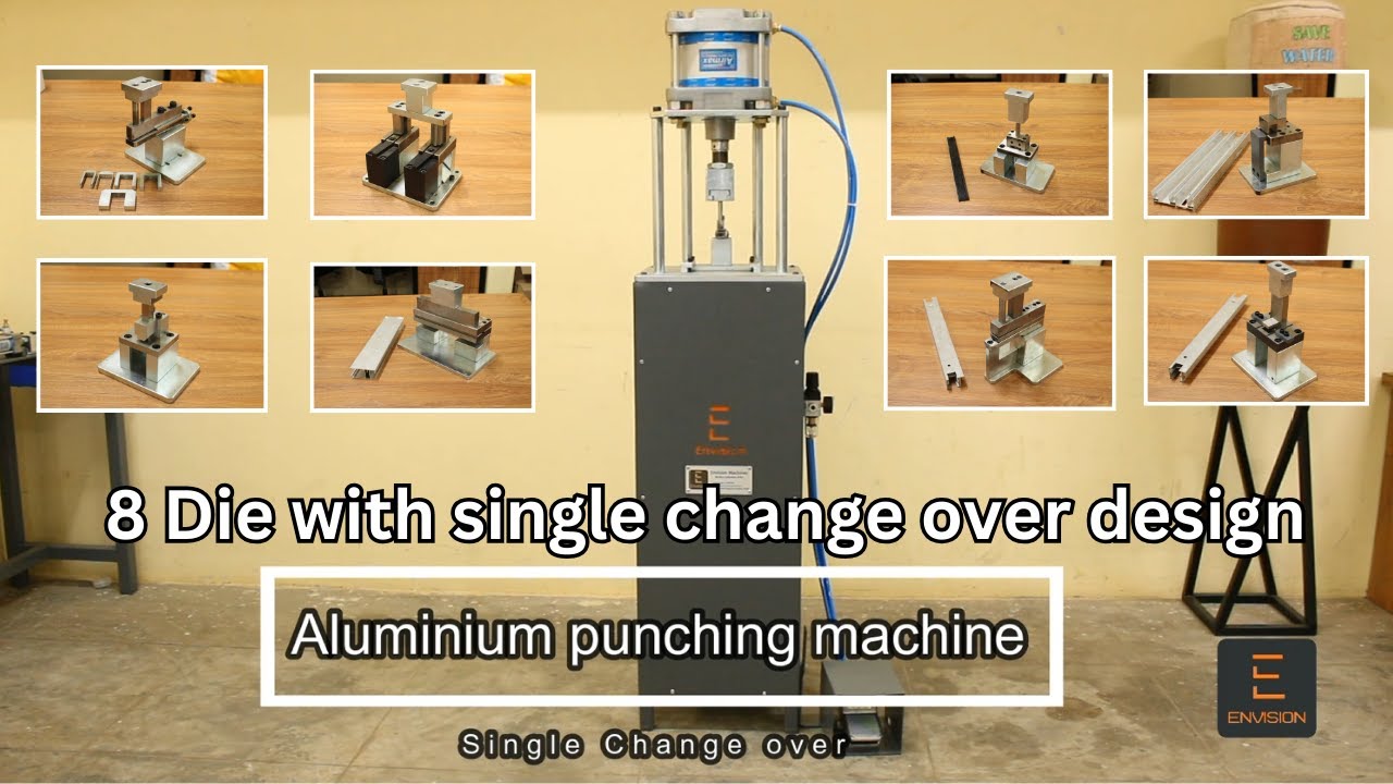 Window and door Aluminum Punching machine | 8 Dies | 8105035162 - YouTube