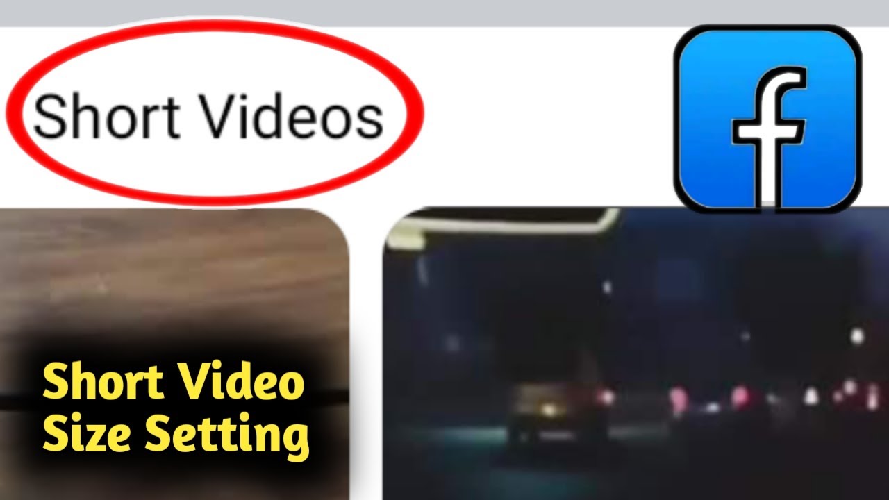 Facebook Short Video Size Setting - YouTube