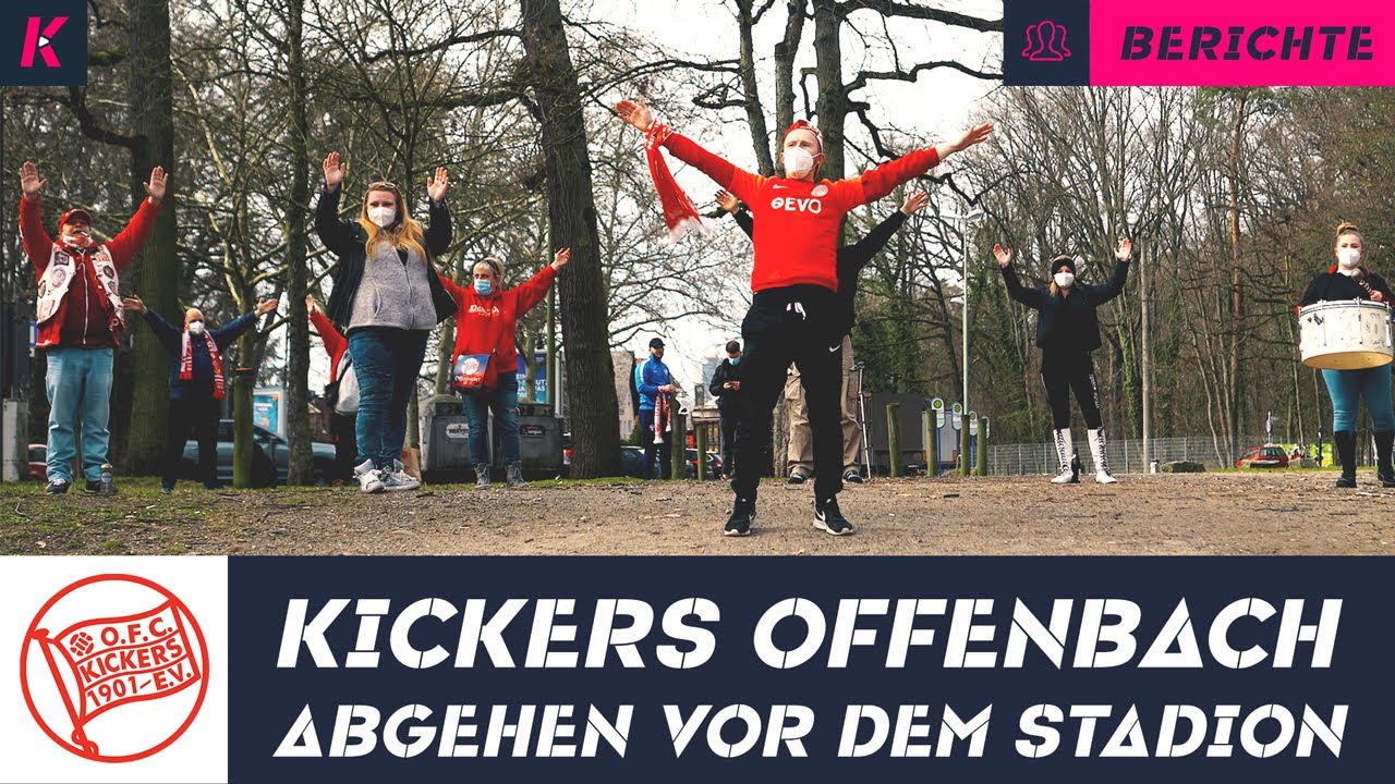Leere Ränge, volle Unterstützung! Wie die Fans der Offenbacher Kickers ihr Team anpeitschen ...