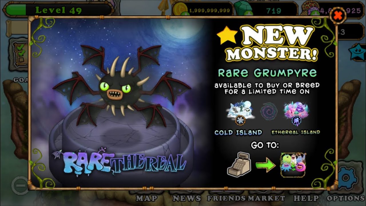 How to breed grumpyre in msm