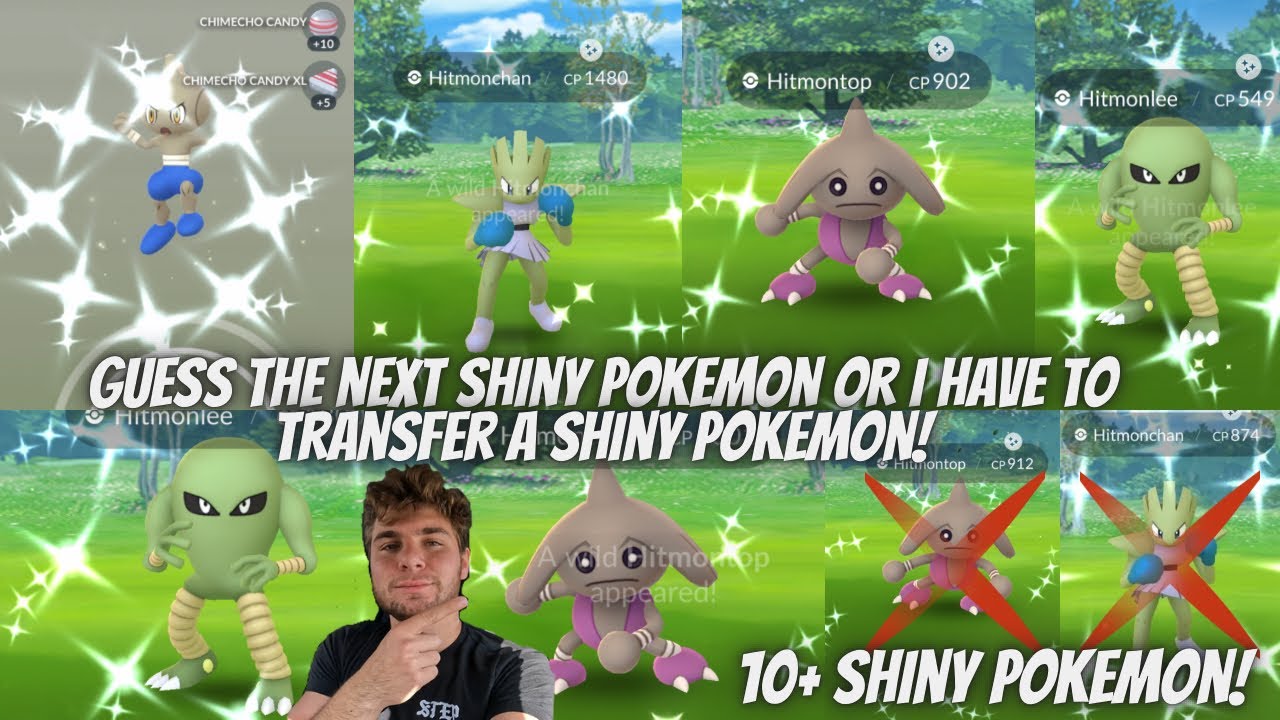Guess The Next Shiny Pokemon or I Have To Transfer The Shiny! (Catch ...
