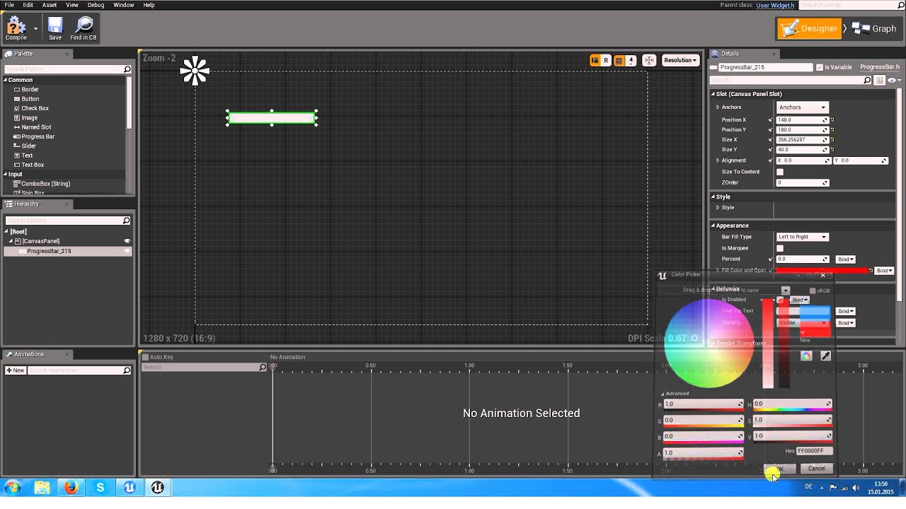 UE4 - UMG Tutorial [Part 2]: Create a HealthBar and Get Characters ...