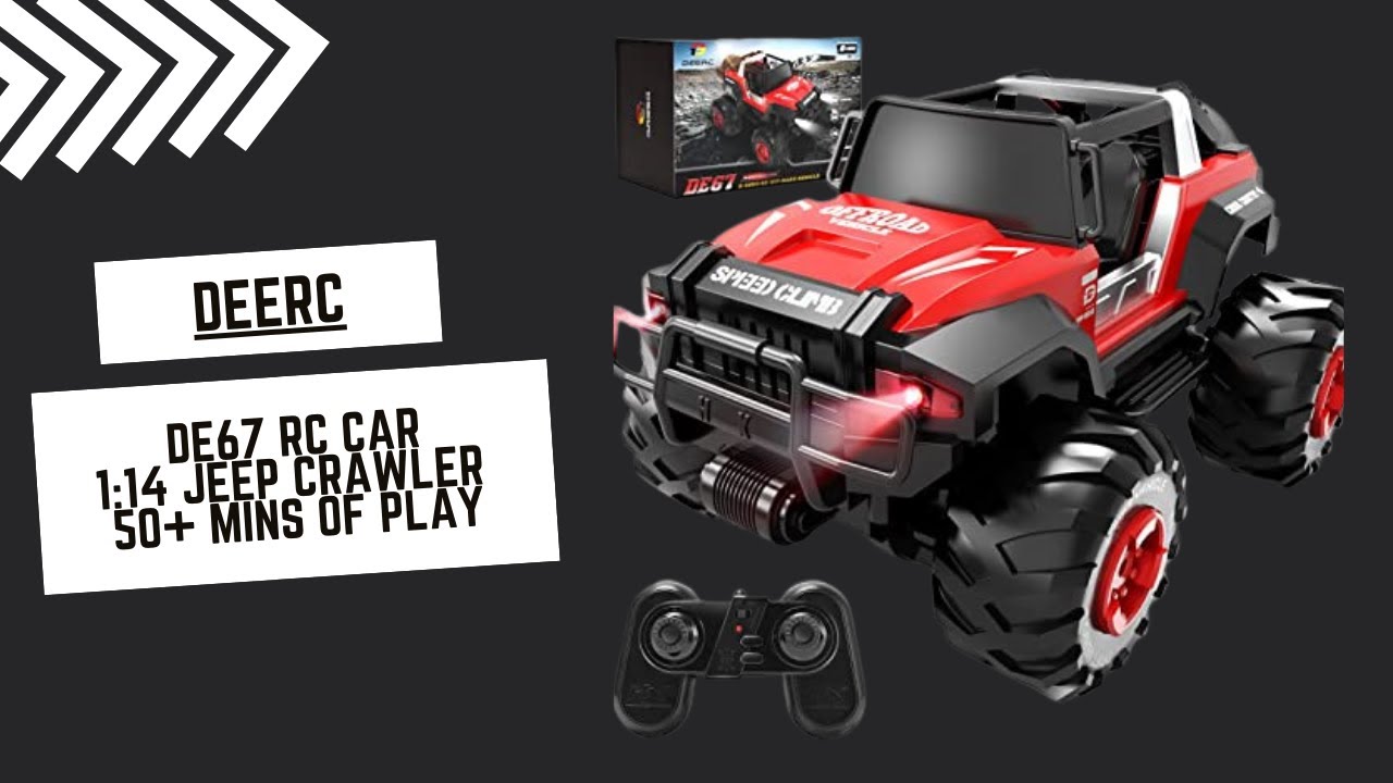 DEERC DE67 RC Car - 50+ Minutes! - YouTube
