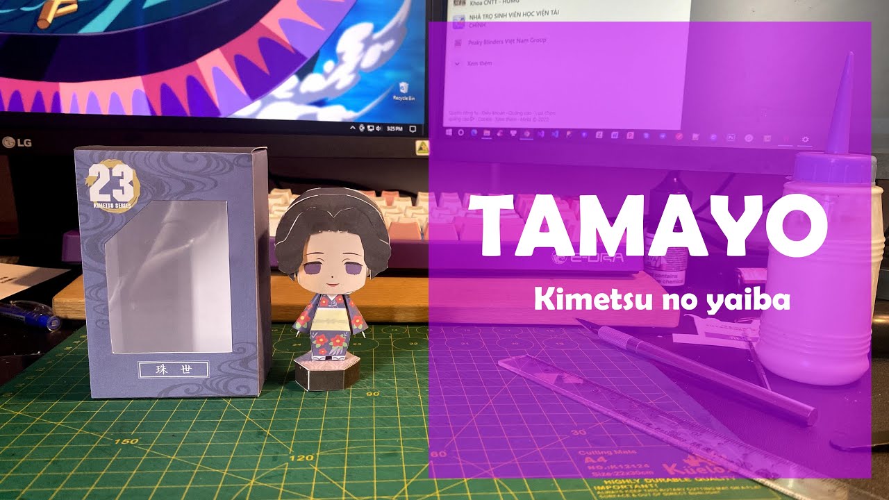 PAPERCRAFT | TAMAYO CHIBI & BOX - Kimetsu no Yaiba / Demon Slayer - YouTube