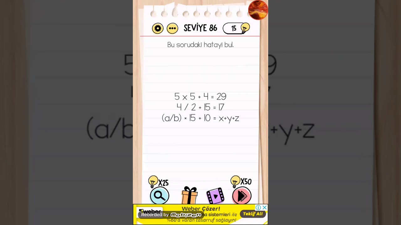 Brain Test 86 Bu sorudaki Hatayi Bul - YouTube