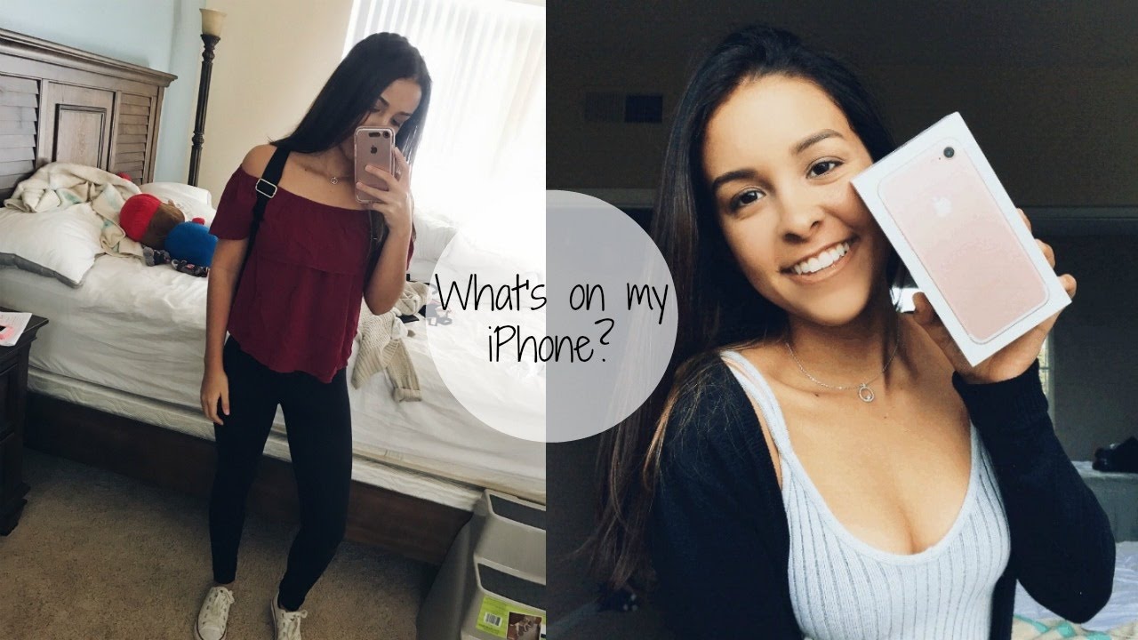 WHAT'S ON MY IPHONE 7 / HOW I EDIT MY INSTAGRAM PHOTOS | Nicole Gamboa ...