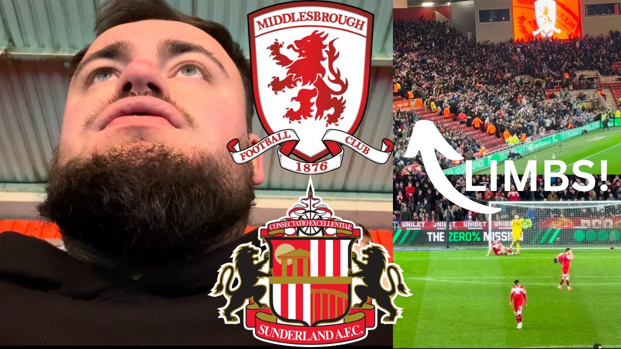 DERBY DAY DEFEAT FOR BORO!! AWAY END LIMBS! | MIDDLESBROUGH F.C. 2-3 ...