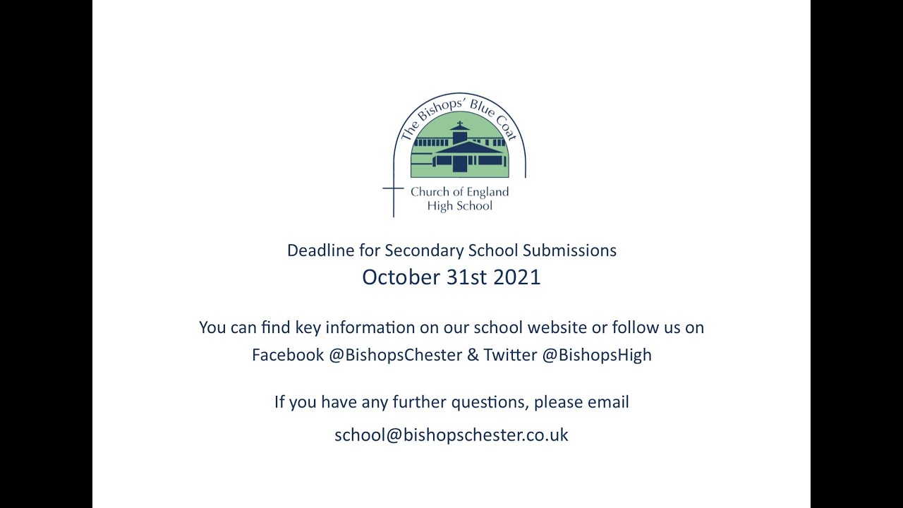 Open Evening 2021 - The Bishops' Blue Coat High School - YouTube