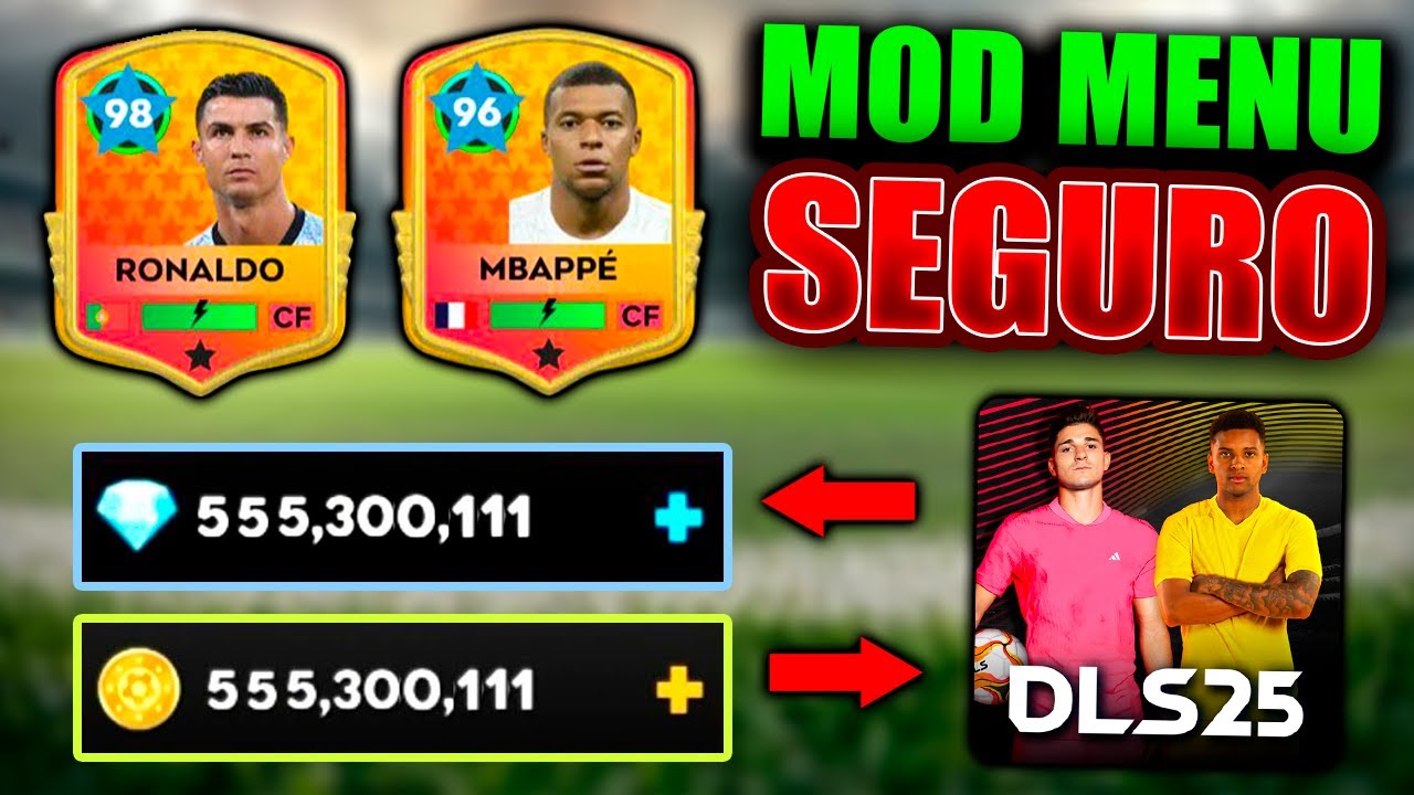 DLS 25 MOD APK ⚽ MONEDAS y GEMAS ILIMITADAS en Dream League Soccer 2025 ...