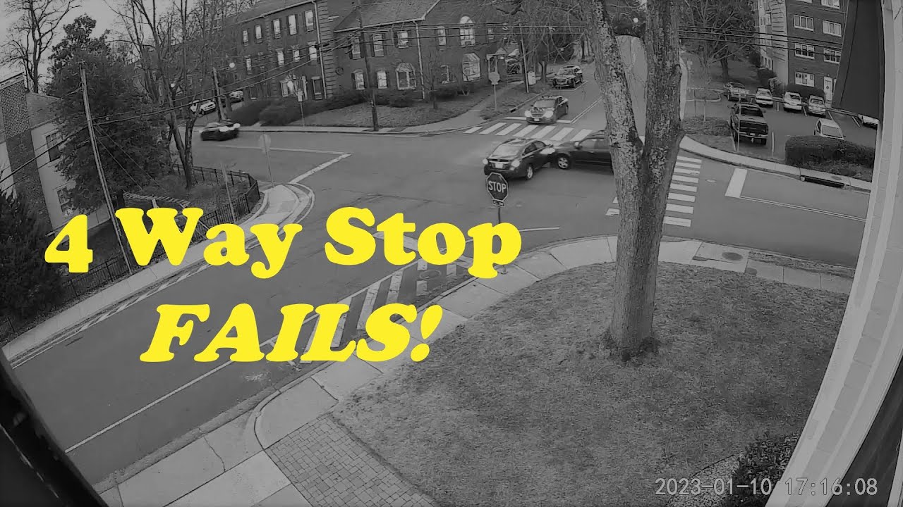 4 Way Stop Fails! - YouTube