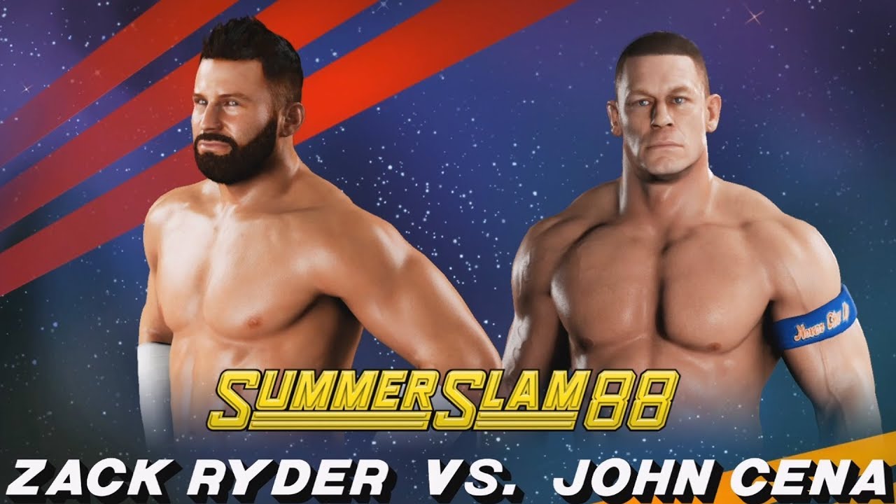WWE 2K18 - Zack Ryder vs John Cena - Gameplay (PS4 HD) [1080p60FPS ...