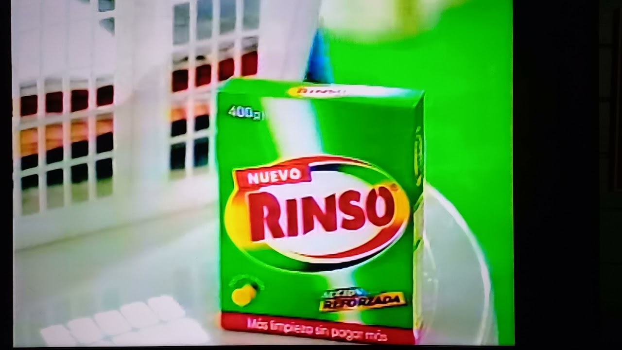 COMERCIAL DETERGENTE RINSO (2001)PRO. Estudios AQB] - YouTube