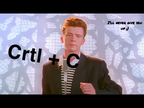 A Copy Pasted RICK ROLL… - YouTube