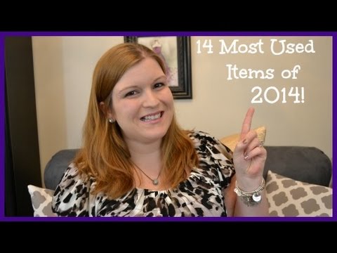 14 Most Used Items of 2014!! - YouTube
