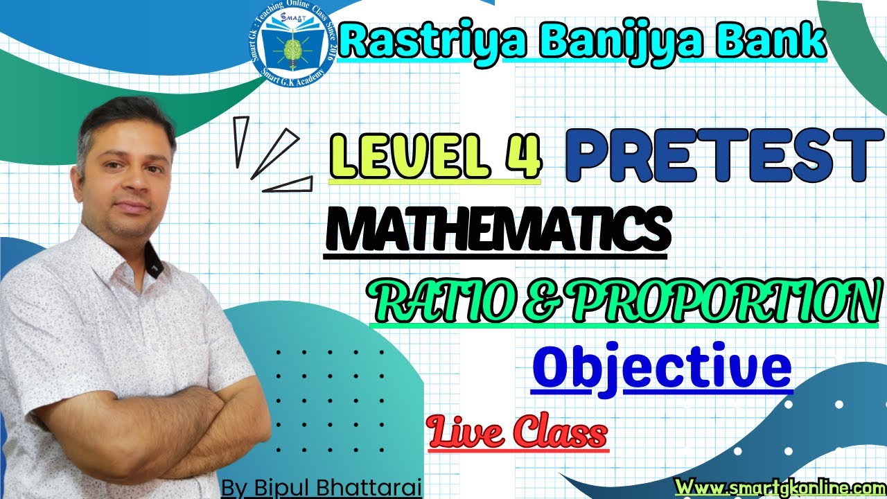 Mangsir 11||RBB||Level 4||Pretest||Math||Ratio & Proportion||OBJ||Live ...