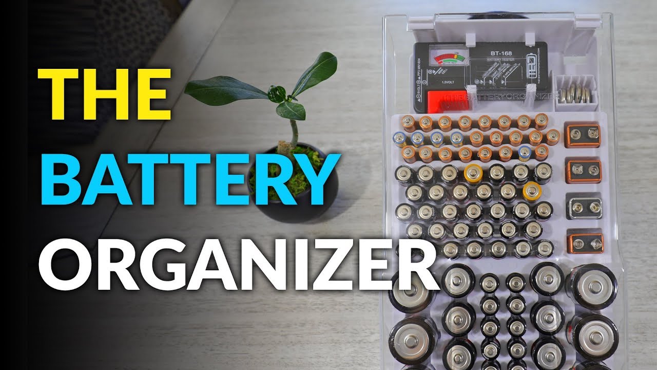 This Battery Organizer Holds Up To 93 Batteries - YouTube