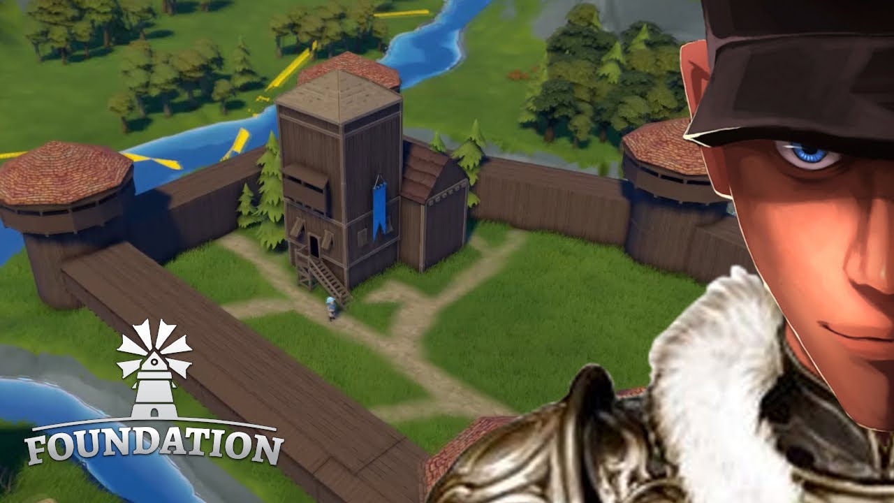 Foundations I did try to build a wooden fort with mods - Part 2 ver. 1. ...